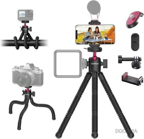 商品の特徴・【スマホ・GoPro・カメラ対応 3 in 1 三脚】MT-91 フレキシブル三脚は、スマホクランプ、GoPro マウント、 CKA クイックリリースが付きます。 4〜7インチのスマートフォン、GoPro、コンパクトカメラに対応...
