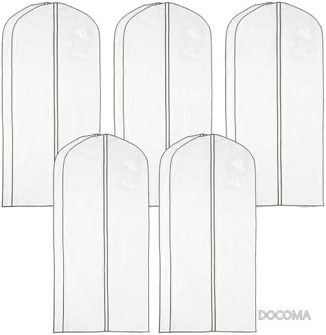 商品の特徴・【ロング丈衣類に対応するサイズ設計】 約60cm×138cmのロングサイズ仕様。 コートやワンピースなど丈の長い衣類を、 裾までしっかりカバーします。 マチなし設計で、クローゼット内でも省スペースに収納可能です。お客様都合のキャ...
