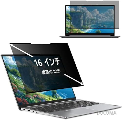 商品の特徴・【対応機種】16インチ 16:10（横 226 mm × 縦 346 mm）です、縦幅/横幅は誤差 +/- 1~3mm程度あります。※ご注意：ご注文の前に、お使いのすモニター（可視領域）の長さと幅を測定してください。付属の収納ク...