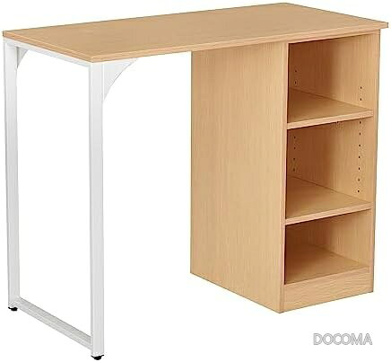商品の特徴・1.【木目の立体感までを再現した美しい木目模様天板】なめらかな手触り天板は高級感といい肌触りが兼ね備える上、水や汚れに強く、耐久性も優れて、お手入れも簡単です。汚れた時もサッと簡単に拭けます。・2.【アジャスター付きで不快なガタ...