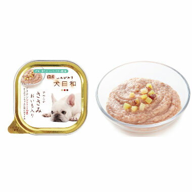 商品情報 商品名 犬日和やわらかささみおいも入り 商品説明 10歳以上のワンちゃんでも食べやすいようやわらかく仕上げ、さつまいもをトッピング。グルコサミン・コンドロイチン配合で元気を応援。 原材料 肉類(鶏肉、鶏ささみ、鶏肝)、さつまいも、...