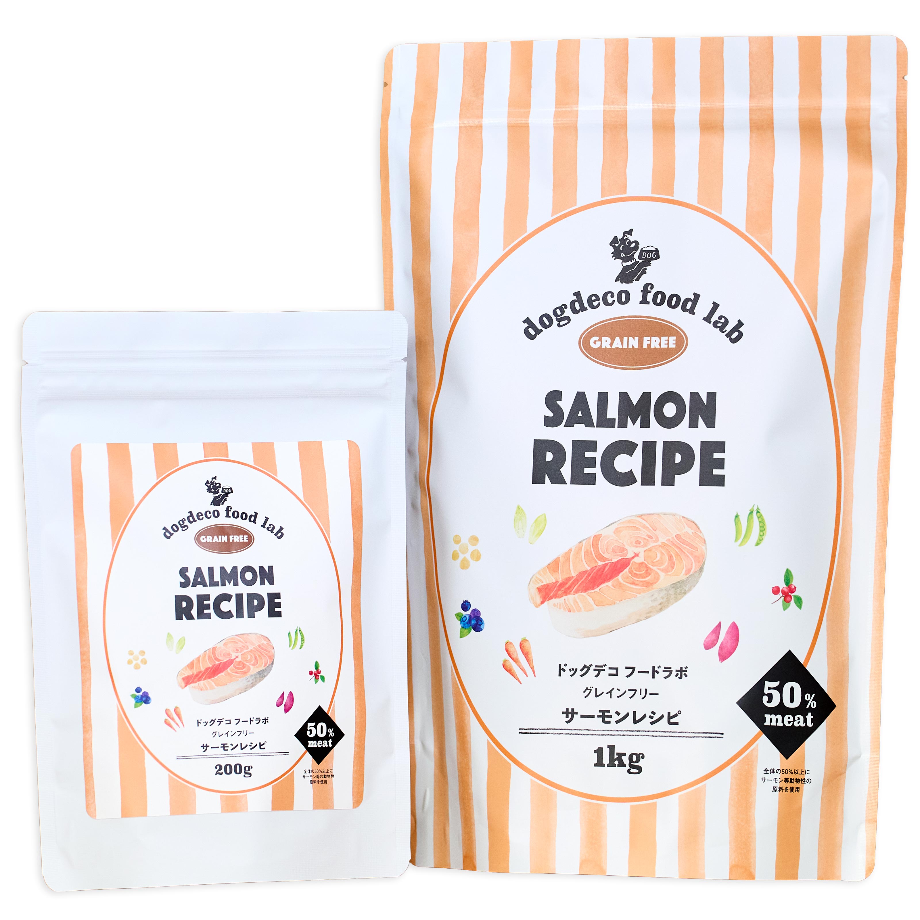 サーモン等の動物性原料を50％以上使用。良質のタンパク質がしっかりと摂取できます。 乳酸菌やグルコサミン・コンドロイチン、オメガ3脂肪酸などをバランスよく配合。 しっかり食べることで、愛犬の免疫の健康維持をサポートするドライフード dogd...