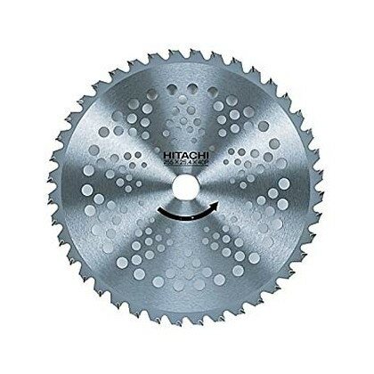 　Hitachi Koki【日立工機】 　チップソー[軽量タイプ]《0068-2973》 　メッシュ仕様 ◇用途　草刈 ◇寸法　外径：255mm、厚さ：1.8mm ◇取付穴径　25.4mm ◇刃数 40枚 適用機種（　）内は旧型 CG27E...
