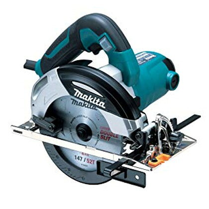 makita[マキタ] 147mm電気マルノコ（青）《5331》 レーザーダブルスリットチップソー付 ●ノコ刃外径 147mm 　最大切込み深さ 57mm ●高速回転 5,500min-1 ●LEDライト 　通電表示ランプ付 ■仕様 ノコ刃...