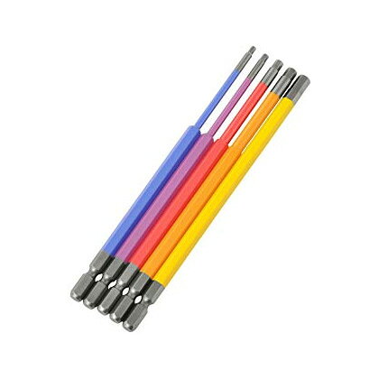 【アネックス】六角レンチカラービット（5本組）《ACHX5-150L》マグネットなし 【アネックス】 六角レンチカラービット（5本組） 《ACHX5-150L》マグネットなし