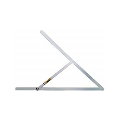 　【シンワ測定】 　アルミ自由金　筋交付　90cm《62542》 &nbsp; 特長 ・筋交付でしっかり固定。作業中の角度変化を防ぎます。 ・アルミ製で軽く、高所での作業も楽に行えます。 ・竿が厚く、丸ノコガイド定規としても使えます。 ・竿...