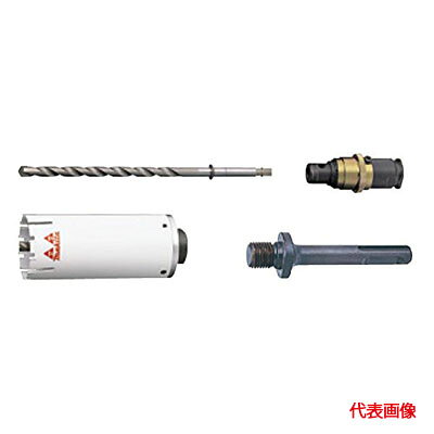 【　セット内容　】 ・乾式マルチサイディングコアビット 穴あけ深さ130mm ・センタードリル ・クランプシャンク ・マルチコア用シャンク