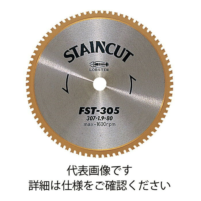 エビ ステンカット FST160 【　仕様　】 ●外径(φmm)：160●刃厚(mm)：1.8●穴径(φmm)：20●刃数：60●最高使用回転数(rpm)：6000●切断能力(mm)：ステンレス：2●質量(g)：320 【　特長　】 ●ステ...