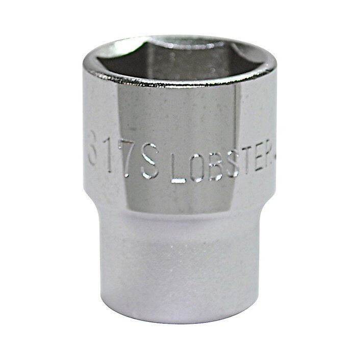エビ ソケット 6角 9．5×17 LM317S 【　仕様　】 ●差込角：9.5mm(3/8")●対辺寸法(mm)：17 【　特長　】 ●スタンダードな対辺6角タイプです●使用場所や作業内容などニーズに合わせて最適のものが使用可能●高精度に...