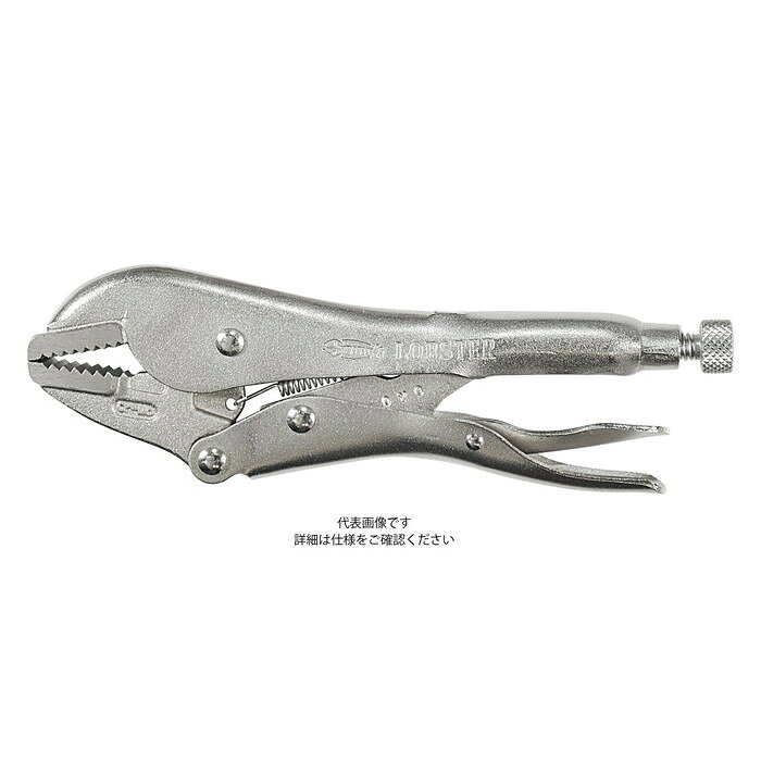 エビ バイスプライヤ ストレート V250N 【　仕様　】 ●全長(mm)：224●口開き(mm)：39●質量(g)：530 【　特長　】 ●口先ストレートタイプ●板や角材等フラットな形状の物をクランプするのに最適です●板金や溶接作業などに...