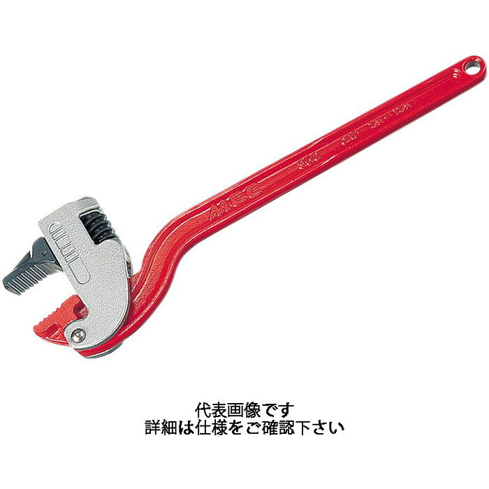 コーナーレンチU 450 CW-450 【　仕様　】 ●サイズ：450mm●くわえられる管の呼び寸法：25A〜50A●口開き幅：33〜70mm●歯幅：26mm●質量：1900g 【　特長　】 ●狭い場所にはコーナーレンチ●強度は安心のJIS...