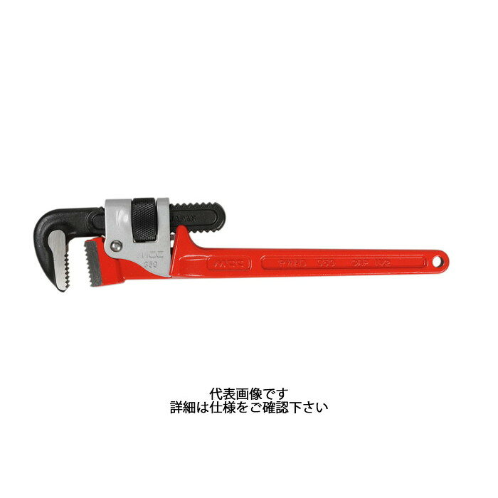 パイプレンチ デラックス 300 PW-AD30 【　仕様　】 ●サイズ：300mm●くわえられる管の呼び寸法：〜32A●口開き幅：〜43mm●歯幅：19mm●質量：950g 【　特長　】 ●超ロングセラー配管工具の定番●強度はJIS強力級...