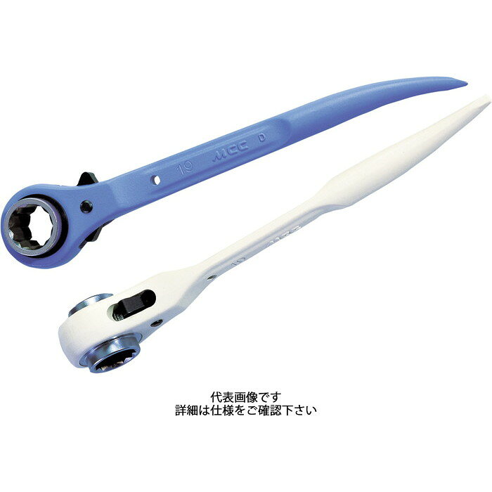 ラチェットレンチ アルミショート薄型 19×24 RAT1924 【　仕様　】 ●呼び：19×24●主要寸法(概寸)L×D×T×T1×T2：240×43×39×10×10mm●質量：225g 【　特長　】 ●ソケットが薄くヘッドが小さいため...