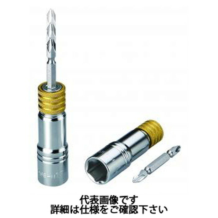 電ドル用ソケットビット(ビット着脱式) ソケット6角タイプ 対辺21mm DSB21H 【　特長　】●ソケットは、6角タイプの強力型●長さは、標準タイプです●市販のドライバビットで使用できます●色によってサイズが判別できます●ビット着脱式だ...