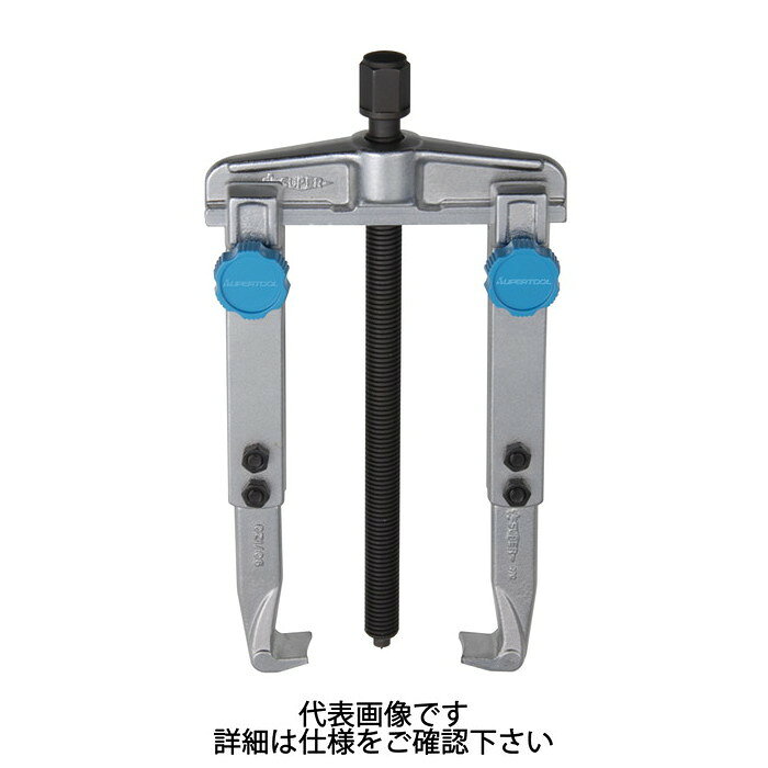 スライドギヤープーラ ロングタイプ 爪ノ届ク長サ178mm GS120M 【　特長　】●爪が平行にスライドする為狭所作業に威力を発揮致します●爪をセットし直すだけで外掛と内掛の両方に対応できます●爪の位置固定はノブを回すだけで簡単に行えます...