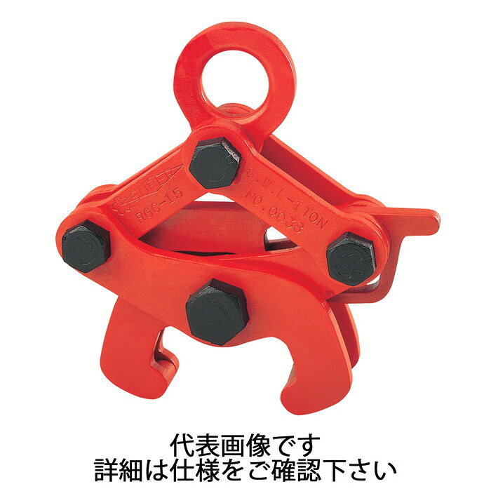レールクランプ 適合レール40kgN・50kg・50kgN・60kg RGC50 【　特長　】●鉄道用各種レール専用吊クランプ●開放ロック機構：レール上に置きレバーを上げながら、シャックルを引き上げると爪は締まります●締付け機構：レバーを外...