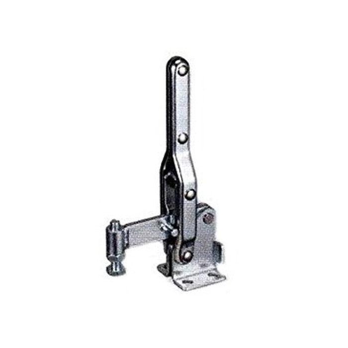 下方押エ型トグルクランプ(垂直ハンドル式) TDA44F 【　特長　】●検査治具をはじめ、熔接治具、その他組立治具、加工治具に最適です●垂直ハンドル式 【 仕　様 】●ベース・タイプ：フランジ●最大支持力(kN)：4●クランプアーム移動角度...