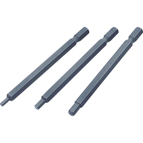 電動ドリル用へクスビットセット EHB-25 【　特長　】 ■六角穴付きボルトの着脱に最適です ■EHB-100・120・140・170の大径サイズは、軸折れに強いシャンク部圧入式です 【　サイズ　】 ・対辺寸法： 2.5 mm ・重量： ...