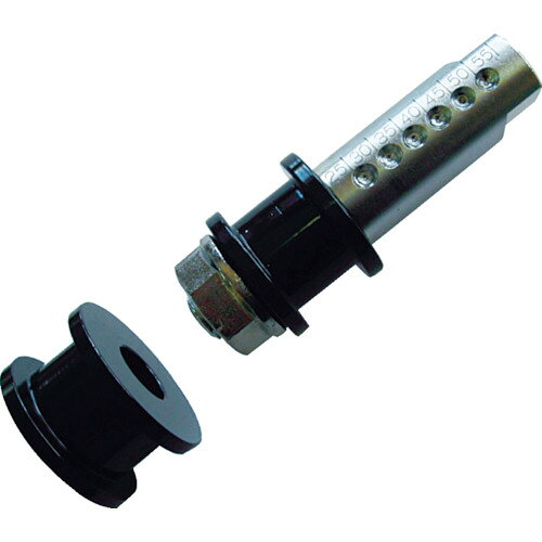 塩ビ管内径カッター用延長アダプター TNC-40A 【　特長　】 ■TNC-40Aは55mm、TNC-40ALは110mm延長できます 【　サイズ　】 ・重量：110 g 【 セット内容 】 ・TNC-40A-H・KS・KL・N ※下記寸法...