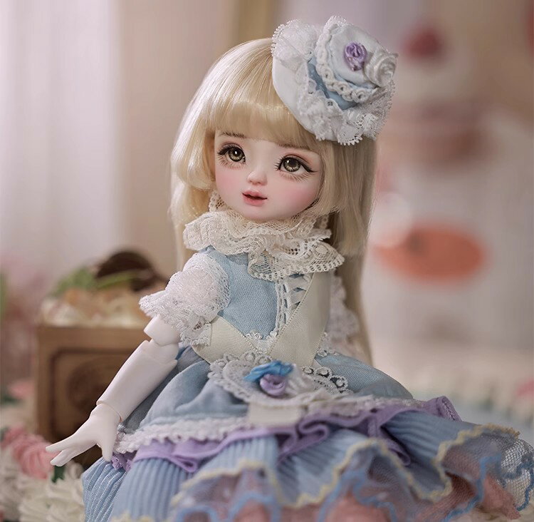 🌸【可愛くて魅力的な球体関節ドール フルセット】 こちらは、樹脂製の球体関節ドール（1/6サイズ）フルセットです。繊細な造形とリアルな表情を兼ね備えた、美しく完成されたお人形です。 💖【自由なポージングが可能...