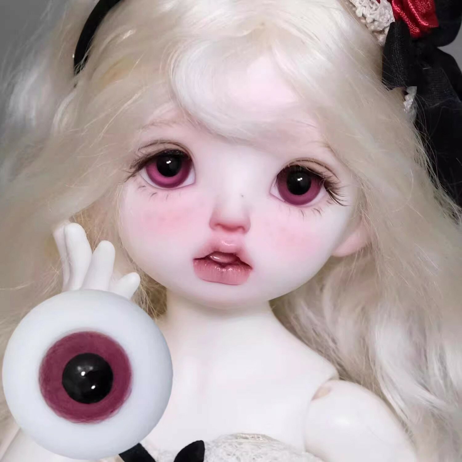 👠【ドール用アイ】👠 お人形のヘッドに合わせて制作したアイです。 人間用のサイズではございません。 十分ご確認の上、ご購入してください。 🌈【サイズ】 直径：12mm～18mm ㈏...