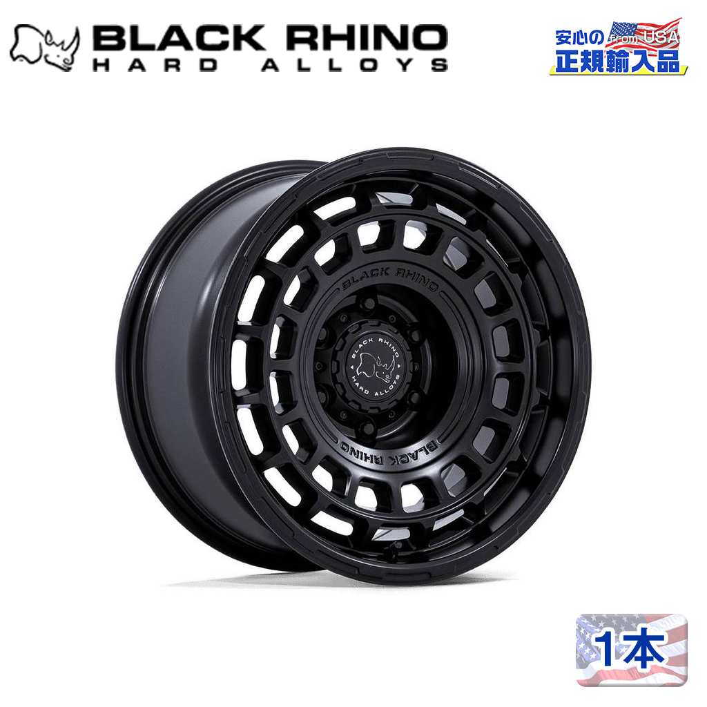 ●商品について●BRAND(読み)BLACK RHINO(ブラックライノ)正規品商品内容 17インチホイール(1本)適合車種 汎用 適合年式・型式 材質 アルミフィニッシュ MATTE BLACK/マットブラックフィニッシュ説明 付属品 -...