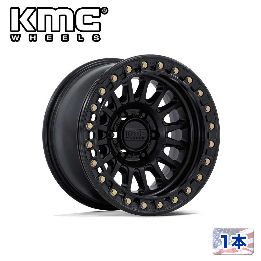 ●商品について●BRAND(読み)KMC WHEELS(ケーエムシー)正規品商品内容 17インチ アルミホイール(1本)適合車種 汎用 適合年式・型式 材質 アルミフィニッシュ MATTE BLACK(マットブラック)フィニッシュ説明 -付...