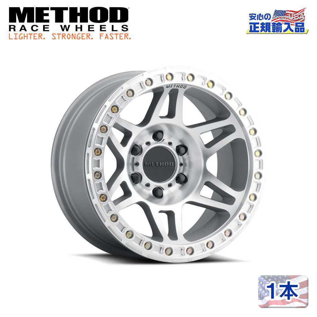 ●商品について●BRAND(読み)Method Race Wheels(メソッドレースホイール)正規代理店商品内容 17インチアルミホイール(1本)適合車種 汎用 適合年式・型式 材質 アルミフィニッシュ Machinedフィニッシュ説明 ...