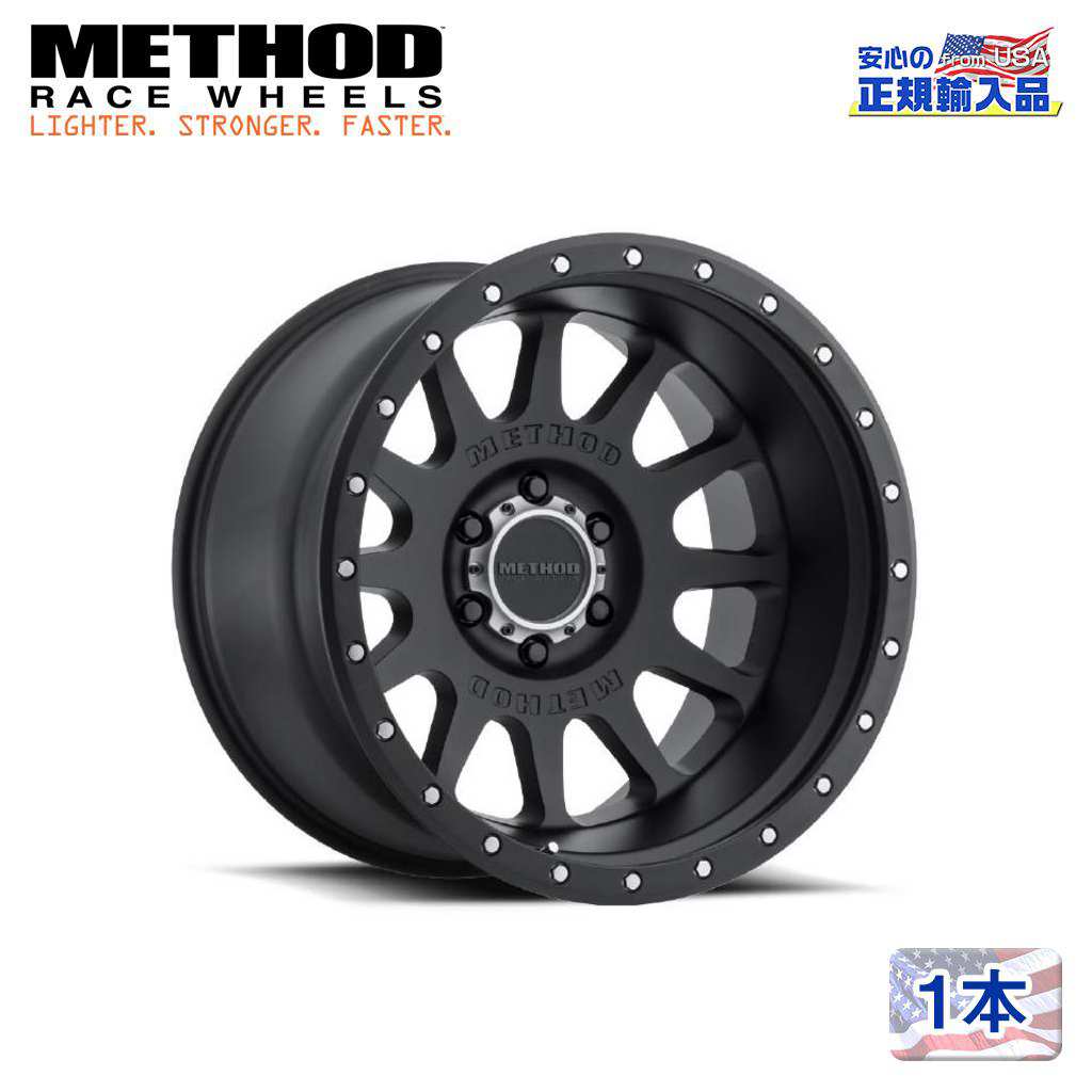 ●商品について●BRAND(読み)Method Race Wheels(メソッドレースホイール)正規代理店商品内容 20インチアルミホイール(1本)適合車種 汎用 適合年式・型式 材質 アルミフィニッシュ ブラックフィニッシュ説明 -付属品...