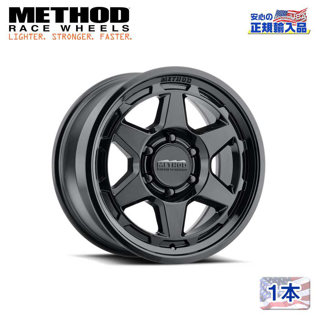 ●商品について●BRAND(読み)Method Race Wheels(メソッドレース)正規品商品内容 17インチアルミホイール(1本)適合車種 汎用 適合年式・型式 材質 アルミフィニッシュ グロスブラックフィニッシュ説明 -付属品 -メ...