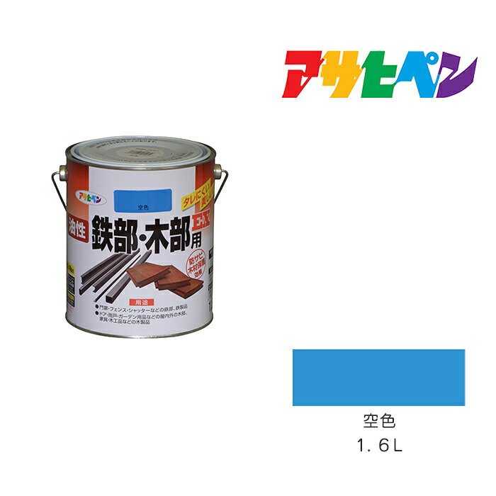 屋内外の鉄製品・木製品に塗れる！ タレにくく美しいツヤ 2回塗り ツヤあり 合成樹脂調合ペイント 特長 ●タレにくいので大変塗りやすく、きれいに仕上がります。 ●サビドメ剤を配合していますので、サビの発生を防ぎます。 ●日光や雨に強く、美し...