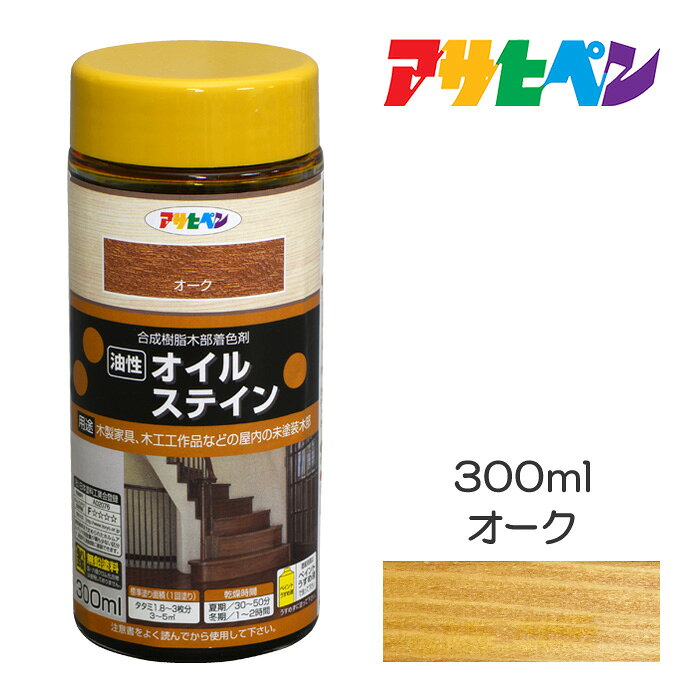 浸透力、着色力にすぐれた透明性の高い染料系ステイン 1回塗り ツヤ消し 合成樹脂木部着色剤 特長 ●木目の自然の美しさを生かした、着色仕上げができます。 ●未塗装木部への浸透性に優れ、塗りやすくきれいに仕上がります。 用途 適した場所： ●...
