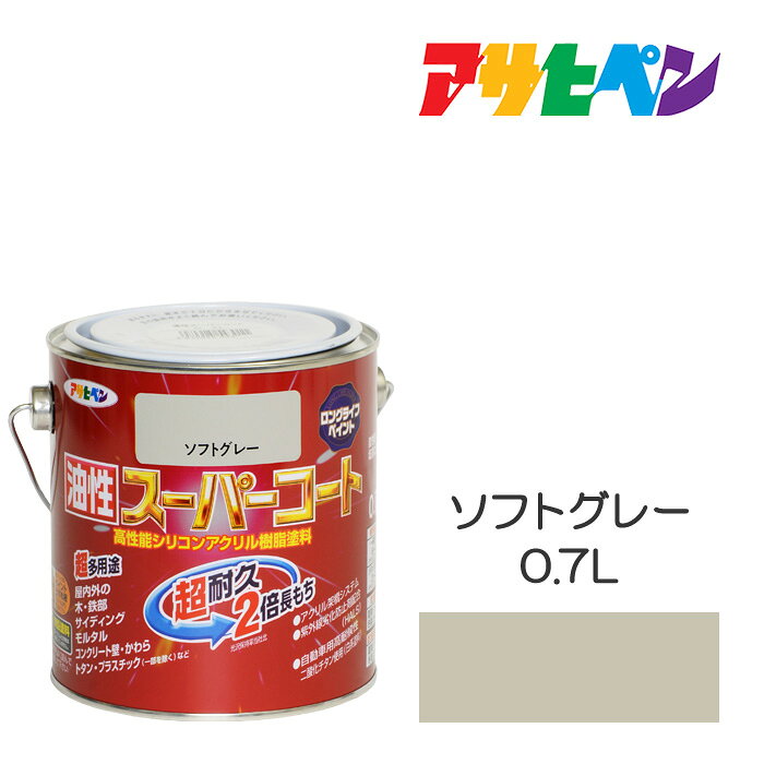 超耐久 超多用途 2倍長持ち!!次世代塗料 1回塗り/2回塗り 架橋反応型シリコンアクリル樹脂塗料 特長 ●シリコンアクリル樹脂のシリコン架橋システム及び紫外線劣化防止剤(HALS)の相乗効果により、汚れにくく、耐久性が格段に優れた高性能塗...