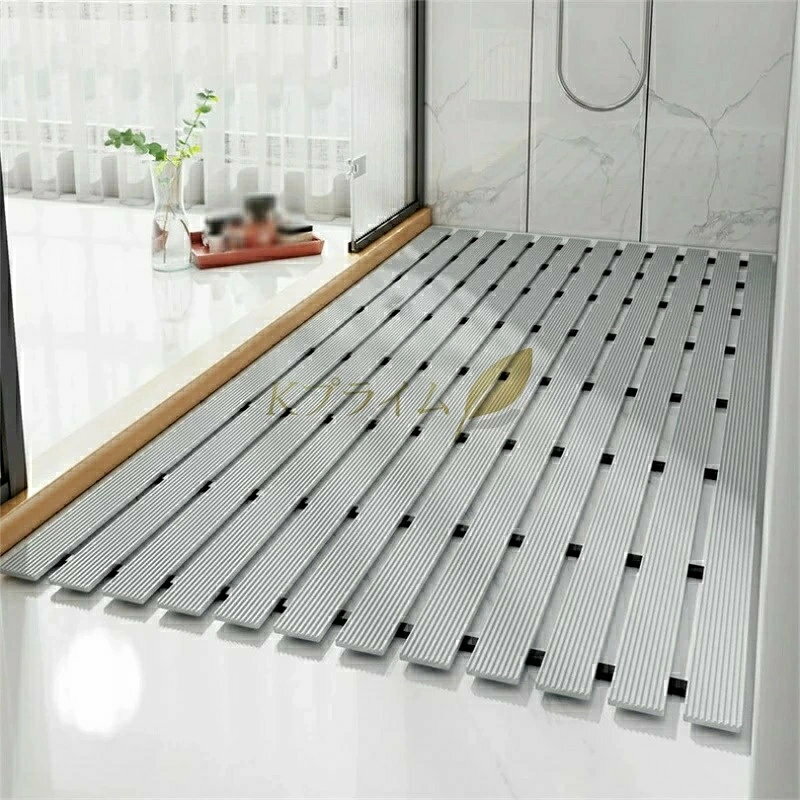 メイン素材：PVC 素材：PVC　サイズ：約43*61cm 61*61cm 61*90cm 61*122cm 本製品の素材はPVC（塩ビ）に比べると、軽くて柔らかい、人間と環境にも優しいです。 丈夫や柔軟環境安全材料から作られた豪華なバスマ...