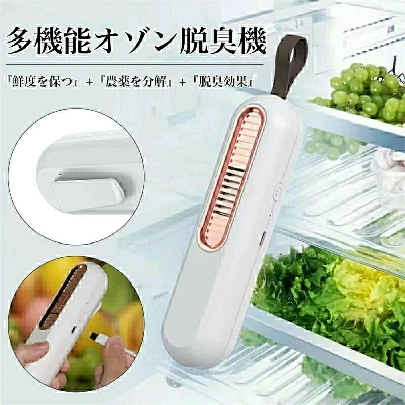 ★【オゾンで脱臭除菌】 オゾンは、悪臭のにおい分子を強力に酸化をして、においの無い物質に変化、分解させて、においを消します。 カビ、ゴミ、下水、食品の臭い、加齢臭（体臭）など様々なニオイを脱臭できます。微生物（細菌、カビ菌、病原菌など）にも...