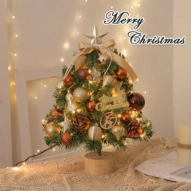 サイズ：高さ：約45cm 生産国:中国 45cm卓上クリスマスツリーはクリスマス飾りの定番商品として、クリスマス雰囲気を演出して、活気が溢れています。 可愛らしいデザインと華やかな飾り。お子様たちへのクリスマスプレゼントに最適！ どこにでも...