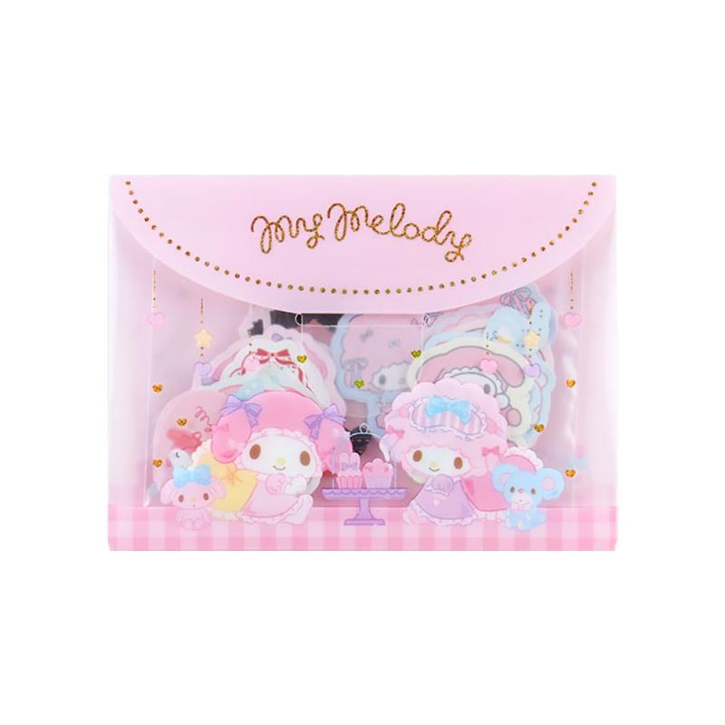 サンリオ(SANRIO) マイメロディ シール&amp;ケースセット 400441本体サイズ：ケース:約9.3×0.3×6.8cm。主な材料・原料：シール:紙、ケース:PPケースはお手持ちのカードを入れられます。(C)1976,2023 S...