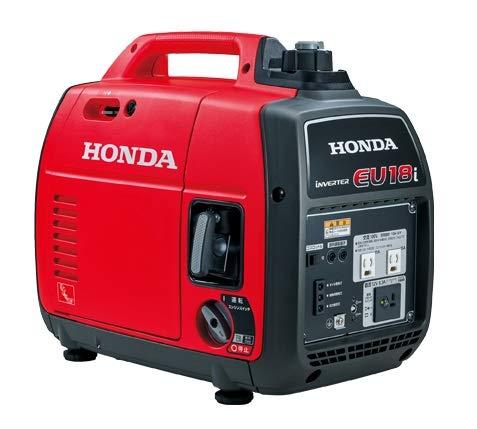 ホンダ インバーター発電機 EU18i EU18iT JN 121cc《仕様》 定格出力：1.8kVA 連続運転時間(1/4負荷(エコスロットル作動時)～定格負荷時)：約7.5～3.0h 燃料タンク容量(l)：3.6 全長(mm)：509 ...