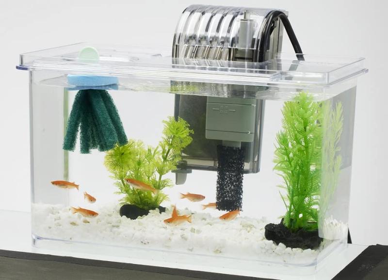 Tetra テトラ メダカの繁殖を楽しむセット S 水槽 アクアリウム 熱帯魚 メダカ 金魚産卵は横から、美しさは上から楽しめる水槽セット。手間も軽減できる外掛けフィルター付き。メダカの卵がどんどん取れる産卵床付きで水槽フタには産卵床が簡単...