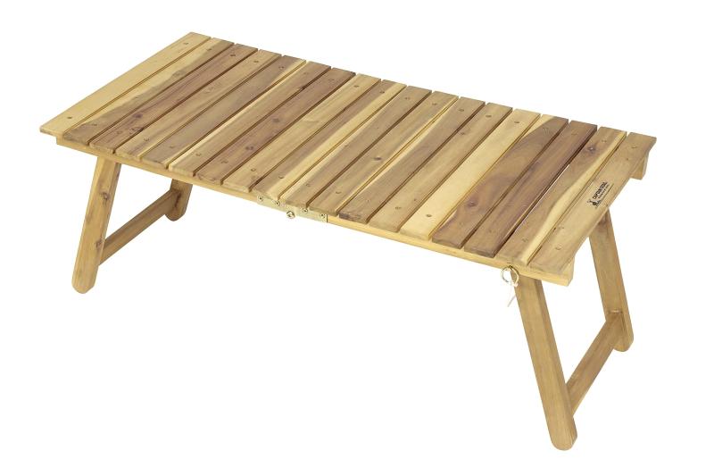 キャプテンスタッグ(CAPTAIN STAG) アウトドアテーブル テーブル FDローテーブル 幅90cm 木製 CSクラシックス UP-1059組立サイズ:(約)幅900×奥行450×高さ370mm収納サイズ:(約)幅450×奥行450×...