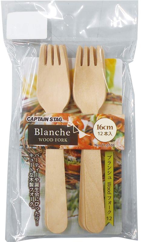 Wood フォーク 木製フォーク 長さ16cm 12本入り ブランシュ製品サイズ:(約)160mm材質:天然木(カバの木)本数:12本原産国:中国