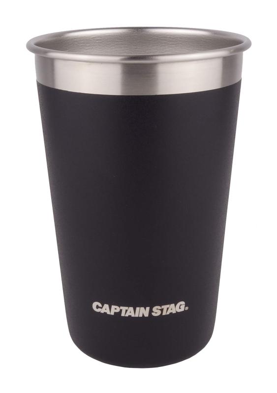 キャプテンスタッグ(CAPTAIN STAG) コップ タンブラー ステンレス タンブラー 500ml ブラック UH-2016製品サイズ:(約)外形88×高さ127mm満水容量:(約)500ml材質:ステンレス鋼(アクリル樹脂塗装)原産国:中国