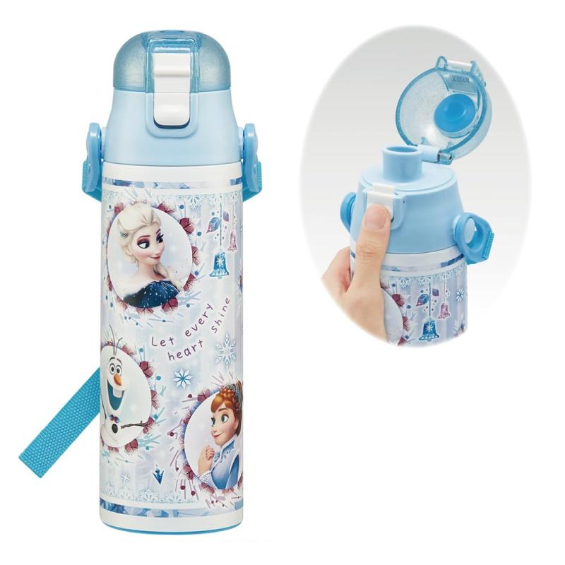 スケーター(Skater) 子供用 ステンレス 水筒 直飲み 580ml ディズニー アナと雪の女王 24 子供に優しい軽量タイプ 保冷専用 waterbottle スポーツボトル かっこいい キッズ 子供 こども 水瓶 SDC6N-A容量...