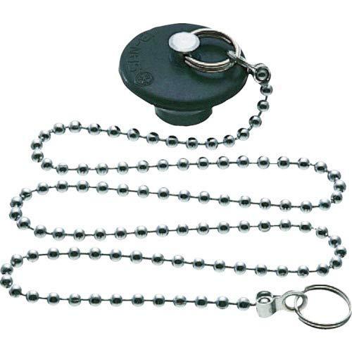 SANEI(サンエイ) バス用W式クサリ付きゴム栓 クサリ長さ670mm 4.5mm玉クサリ PH27-45バス用のW式ゴム栓です。排水口上部と内側に密着し、水を止めます。ゴム栓の下部が排水口に良く密着し、水を止めます。排水口上側から18m...