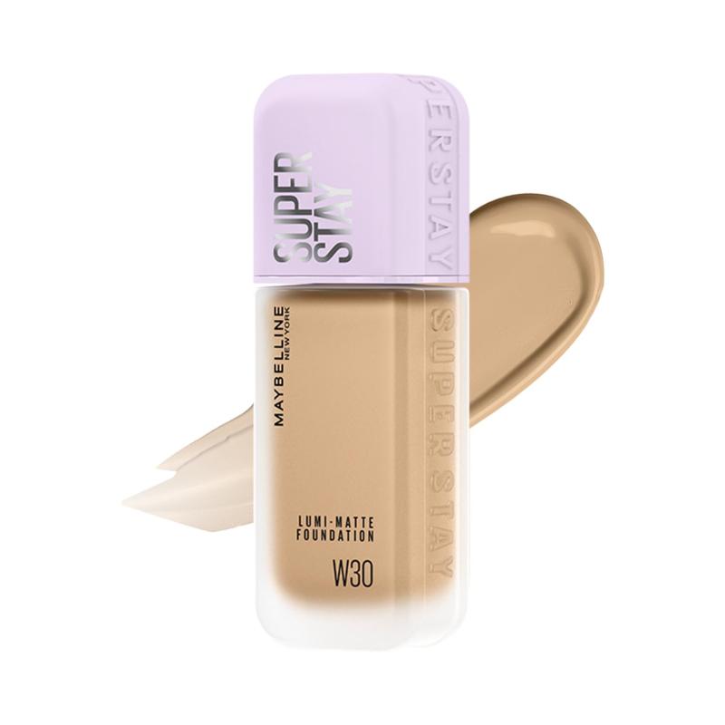 MAYBELLINE(メイベリン) メイベリン SPステイ ルミマット リキッド ファンデーション W30「超薄膜*1」が、ぴたっと密着空気のように軽い微粒子が、「超薄膜*1」なリアルスキンフィルムを形成。*1メイベリンニューヨーク内におい...