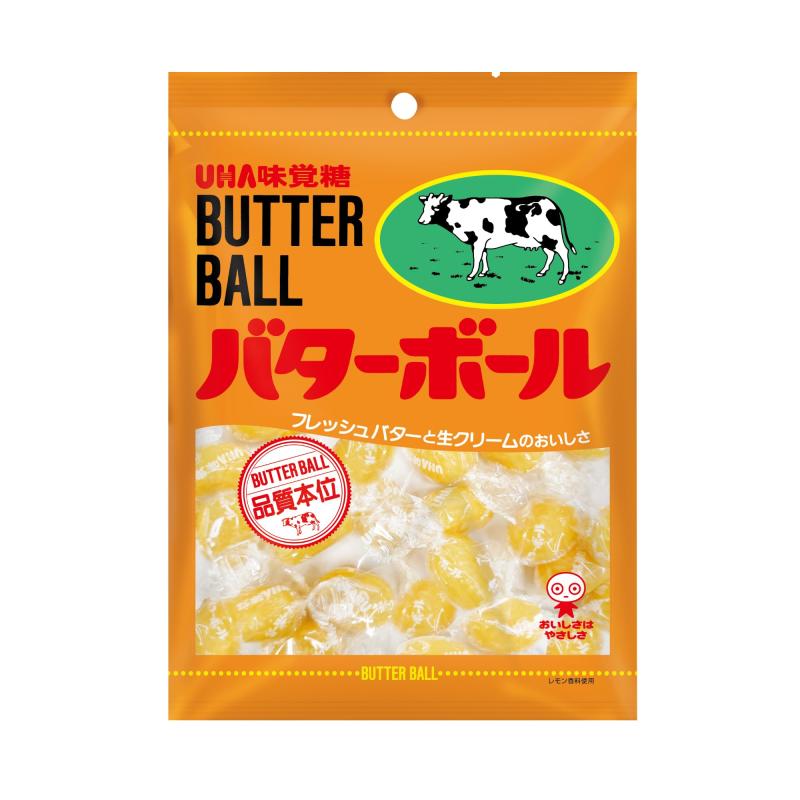 UHA味覚糖 バターボール 104g×6袋キャンディ