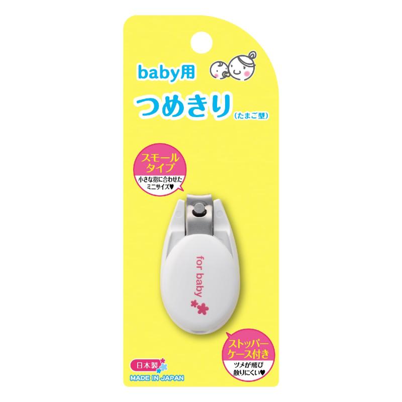 貝印 KF0136 ベビー用 爪切りタマゴ型 1個 (x 1)原産国:日本内容量:1個赤ちゃんの小さなツメに合わせたミニサイズツメキリ。ツメが飛び散りにくいストッパーケース付。