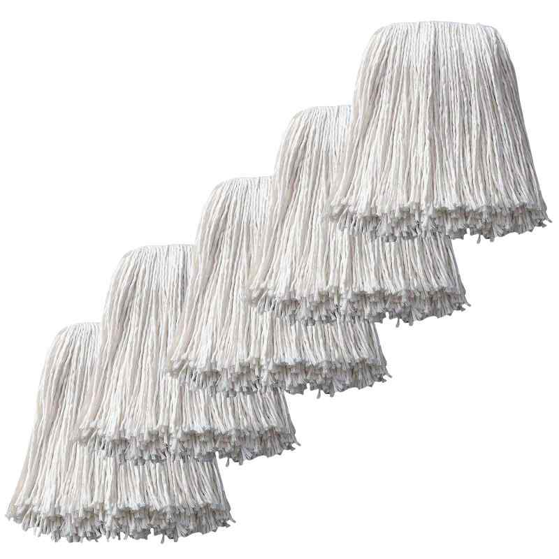 山崎産業(Yamazaki Sangyo) 水拭き フロアモップ 替糸 スペア 糸ラーグ Y-5#8 230g 5個セット 日本製 204434汎用タイプ