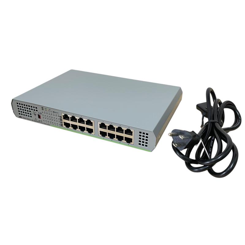 アライドテレシス AT-GS910/16 2331RAT-GS910/16(RoHS対応)は、10/100/1000BASE-Tポートを16ポート装備した、内部電源型のギガビットイーサーネット・スイッチです。