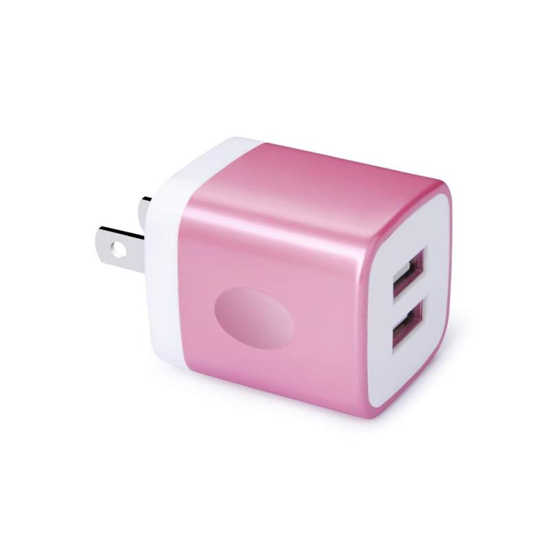 Viviber USBコンセント USB充電器 スマホ充電器 PSE認証/2USBポート/AC式充電器 iPhone充電器 アンドロイド充電器 ACアダプター USB電源アダプタ 充電アダプタ 2ポート急速充電器 iPhone&amp;An...